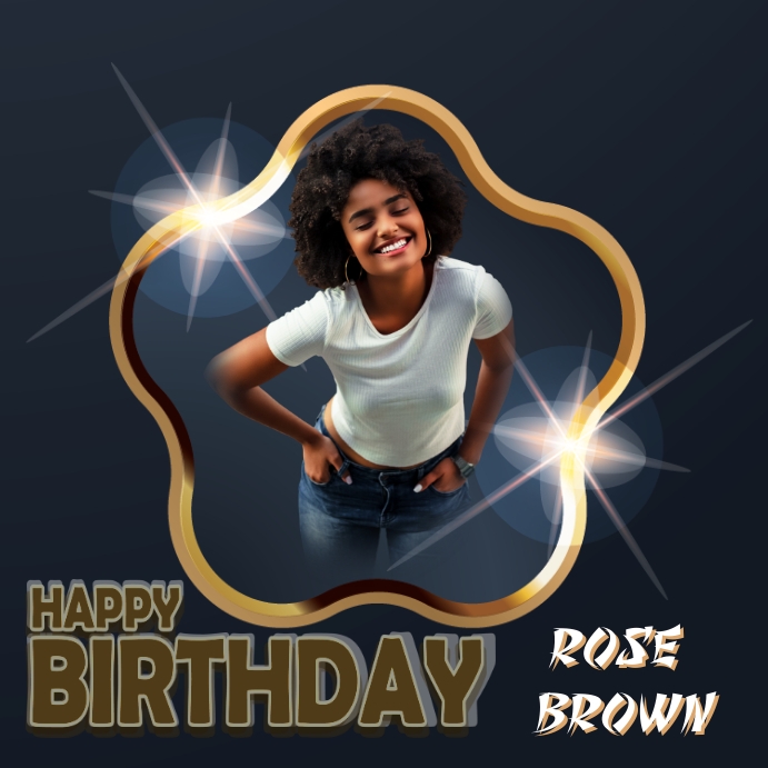 birthday card friend Template | PosterMyWall