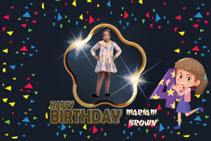 birthday card friend Template | PosterMyWall