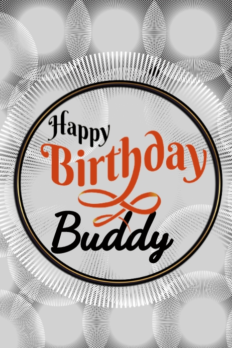 birthday card friend Template | PosterMyWall