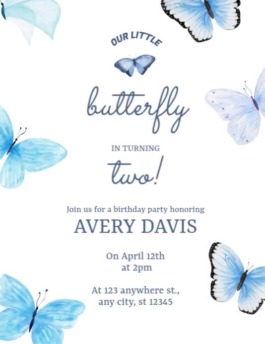 Birthday Card Invitation Template | PosterMyWall