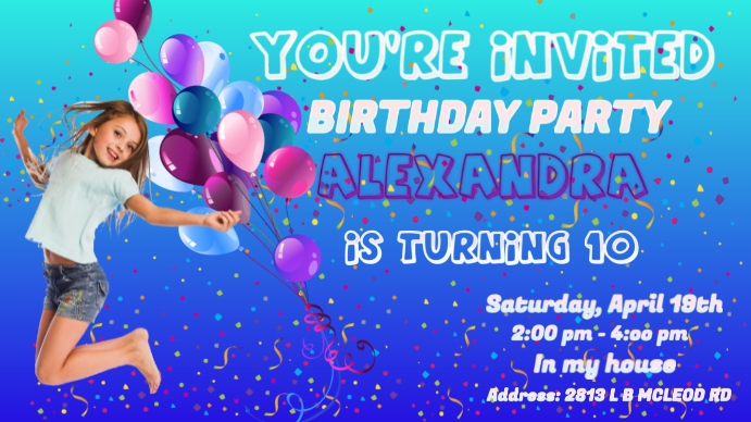 BIRTHDAY CARD KIDS (5) Template | PosterMyWall