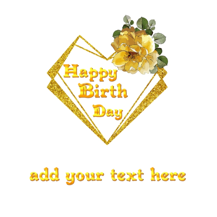 Birthday card logo Template | PosterMyWall