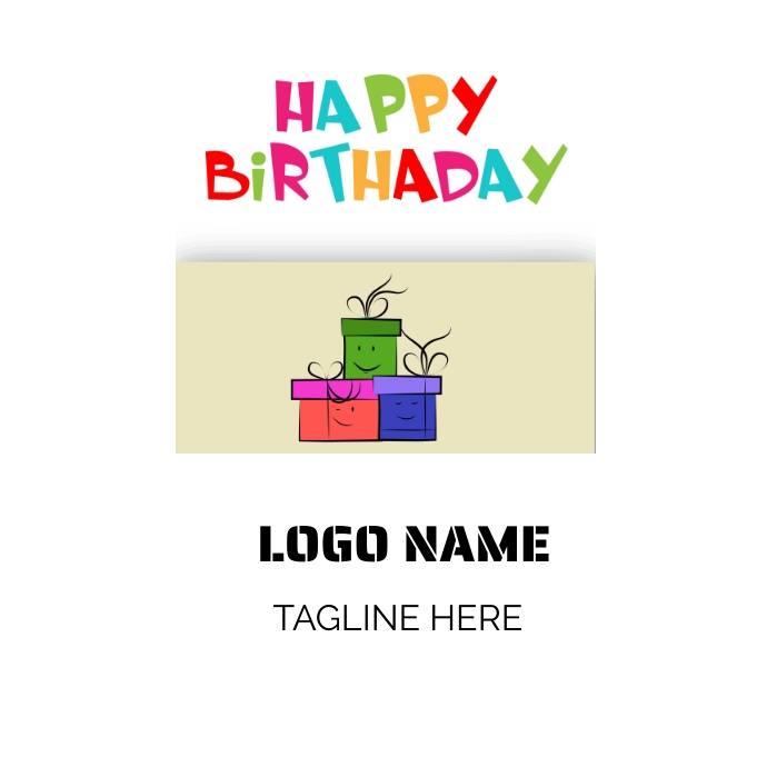 birthday card logo Template | PosterMyWall
