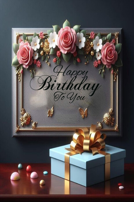 BIRTHDAY CARD POSTER TEMPLATE | PosterMyWall