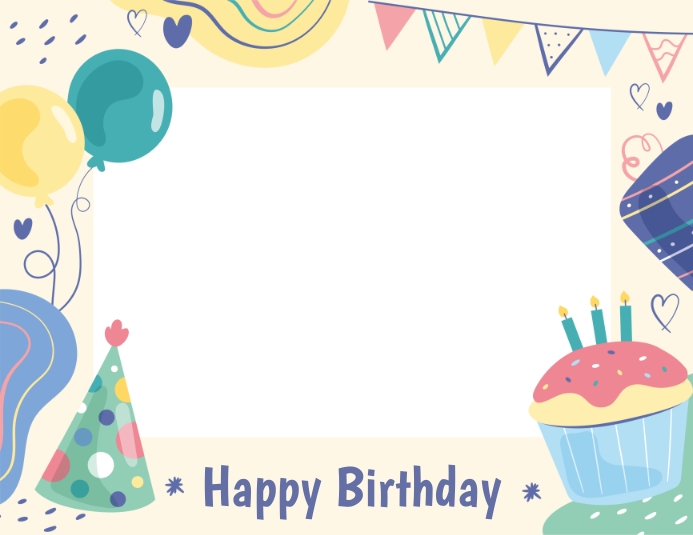 Birthday Card Template Ads | PosterMyWall