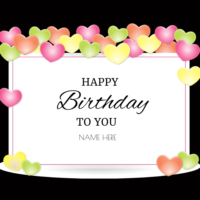 Birthday card template | PosterMyWall