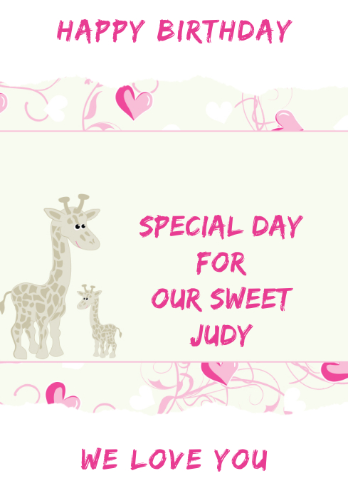 Birthday Card Template PosterMyWall birthday-card-template-postermywall