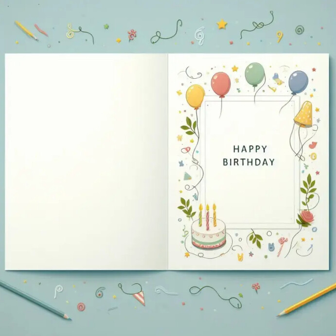 Birthday card template | PosterMyWall
