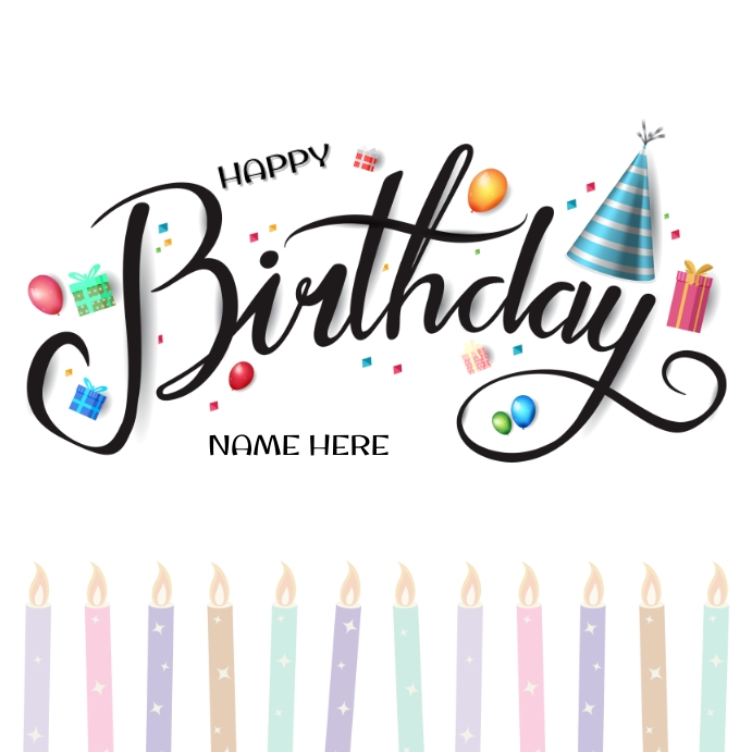 Birthday card template | PosterMyWall