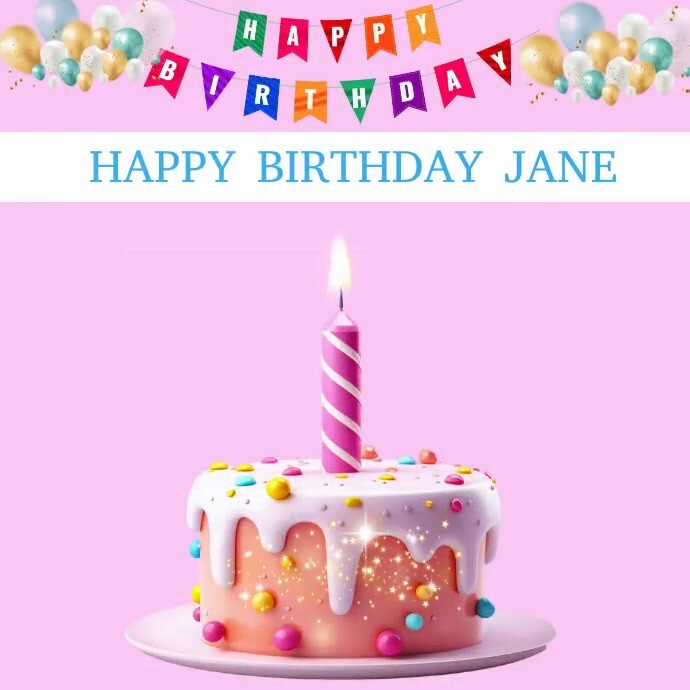 Birthday Card with lighter candle Template | PosterMyWall