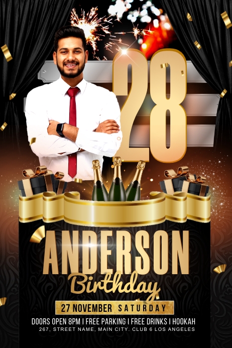 birthday celebration (3) Template | PosterMyWall