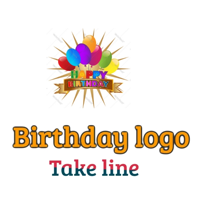 Birthday celebration 3D logo design template. | PosterMyWall