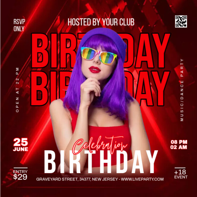 Copy of Birthday Celebration Ads | PosterMyWall