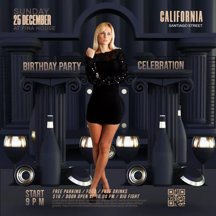 Birthday Celebration Ads Template | PosterMyWall