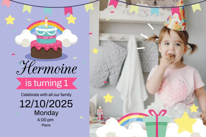 Birthday Celebration Ads Template | PosterMyWall