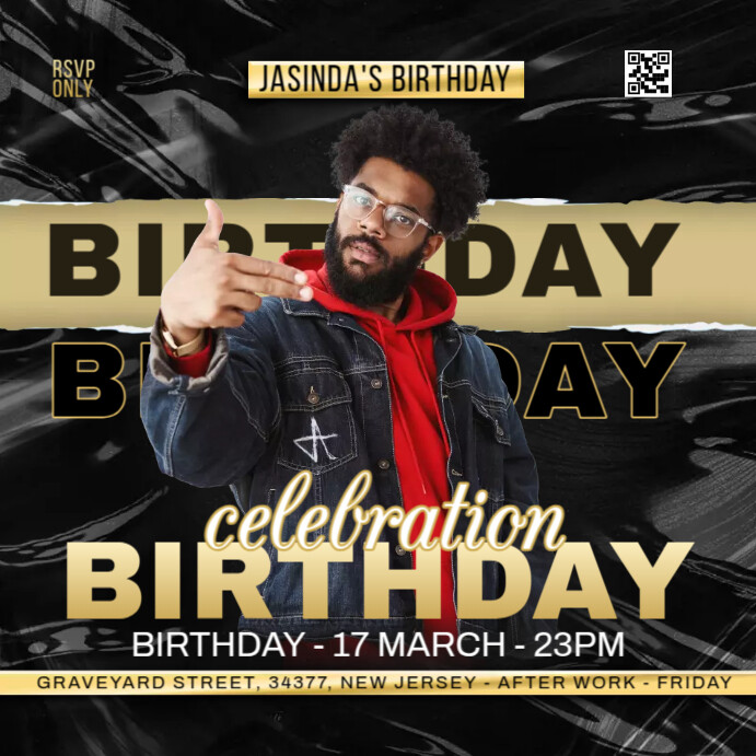 Birthday Celebration Ads Template | PosterMyWall