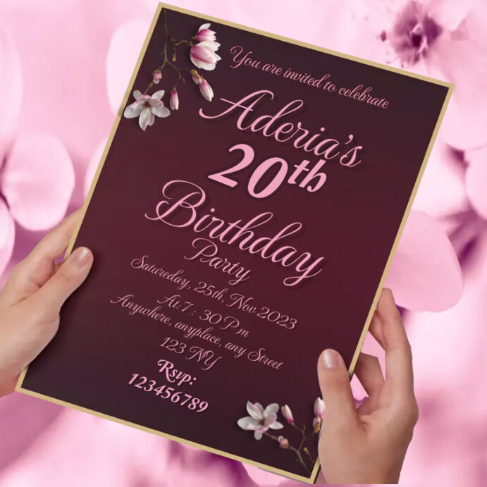 Birthday Celebration Card Template | PosterMyWall