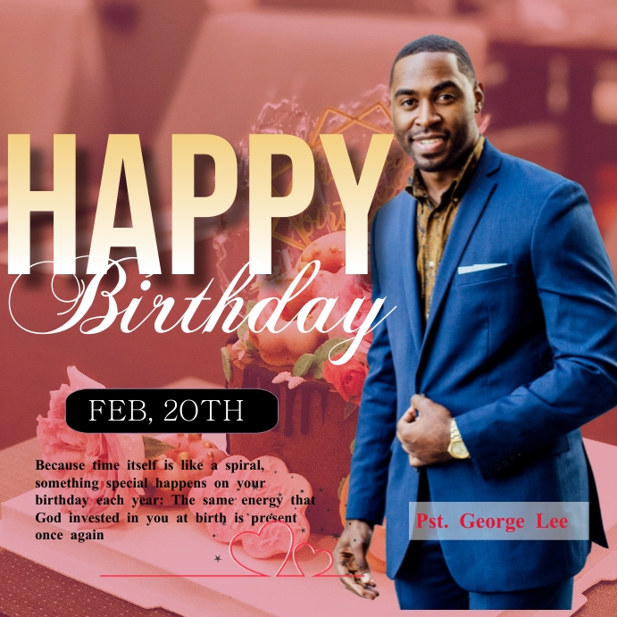 Birthday celebration card Template | PosterMyWall