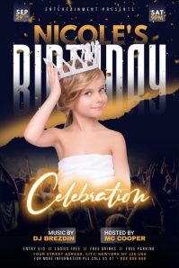 Birthday Celebration Poster Template | PosterMyWall