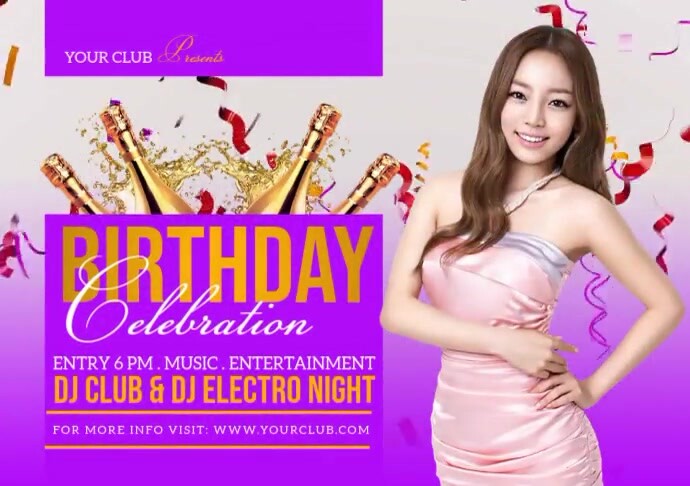 Birthday Celebration Template | PosterMyWall