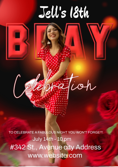 Birthday Celebration Template | PosterMyWall