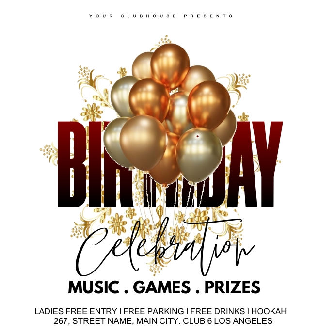 Copy of birthday celebration | PosterMyWall