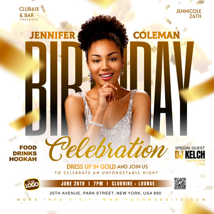 birthday celebration Template | PosterMyWall