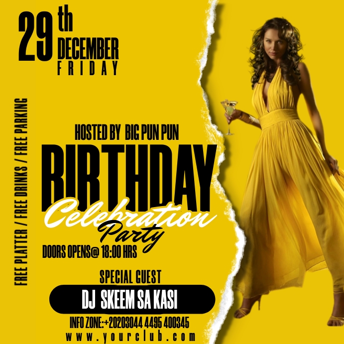 Birthday Celebration Template | PosterMyWall