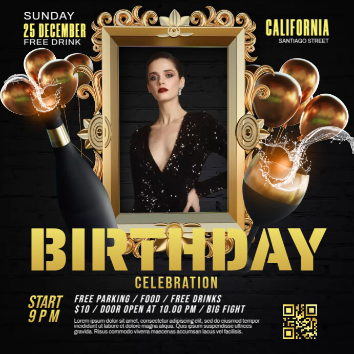 Copy of Birthday Celebration | PosterMyWall