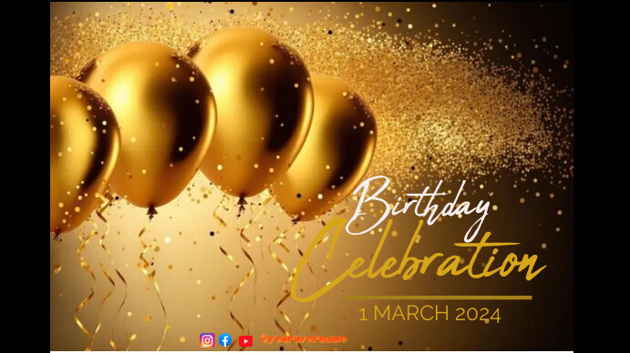 birthday celebration Template | PosterMyWall