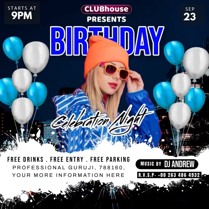 birthday celebration Template | PosterMyWall