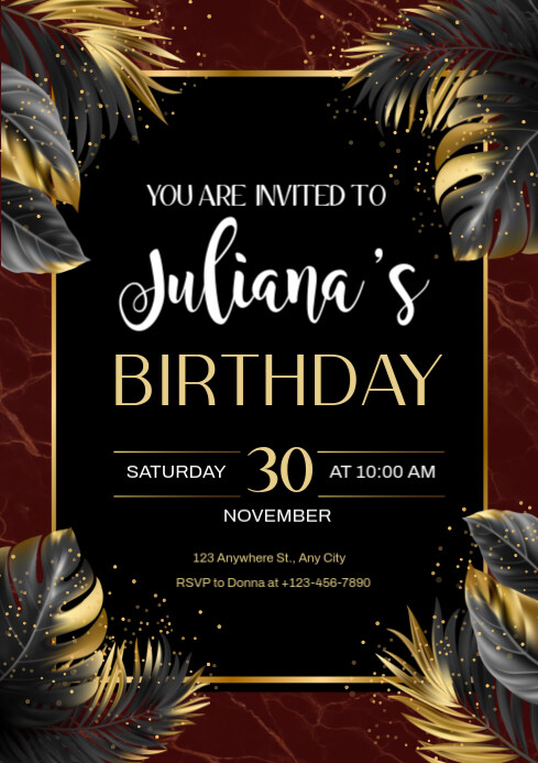 Birthday celebration Template | PosterMyWall