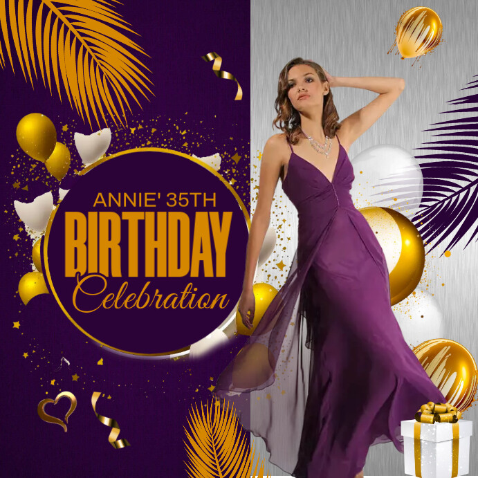 Birthday Celebration Template | PosterMyWall