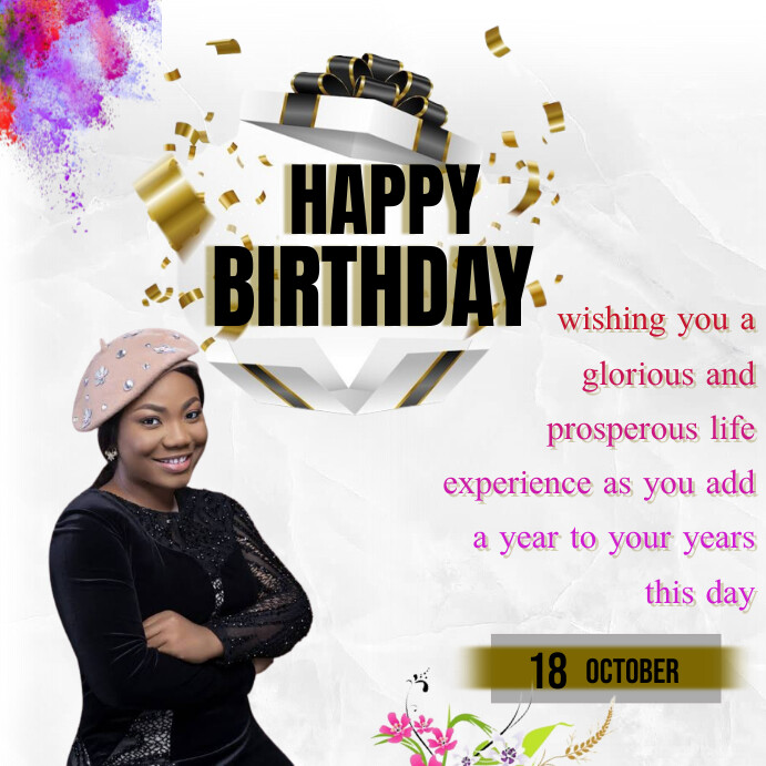 Plantilla de Birthday celebration flyer birthday template | PosterMyWall