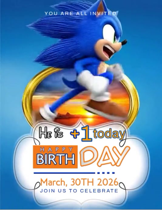 Birthday Celebration Flyer Video Template | PosterMyWall