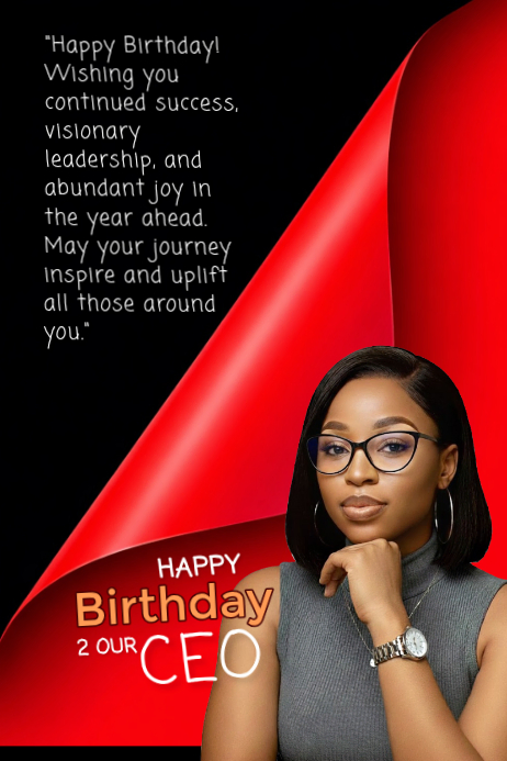 Copy of Birthday Celebration for CEO Poster | PosterMyWall