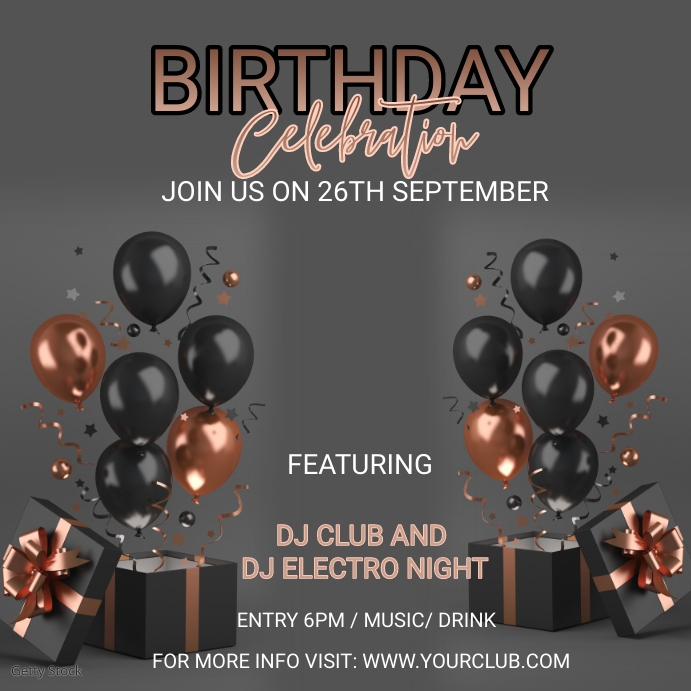 Plantilla de BIrthday Celebration Instagram Post | PosterMyWall