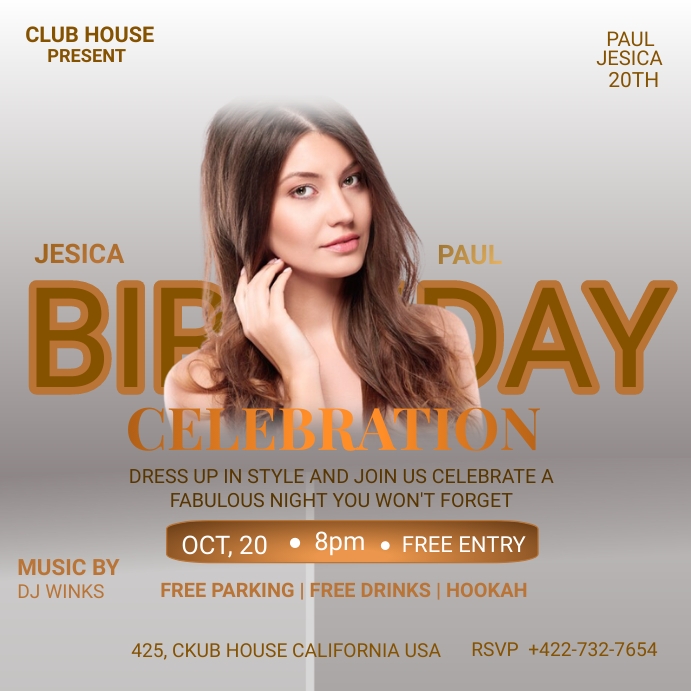 Plantilla de Birthday celebration Instagram post | PosterMyWall