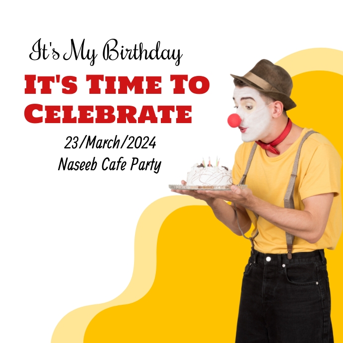 Copy of Birthday Celebration Instagram post | PosterMyWall