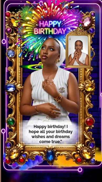 Birthday Celebration Instagram Reel Video Template | PosterMyWall