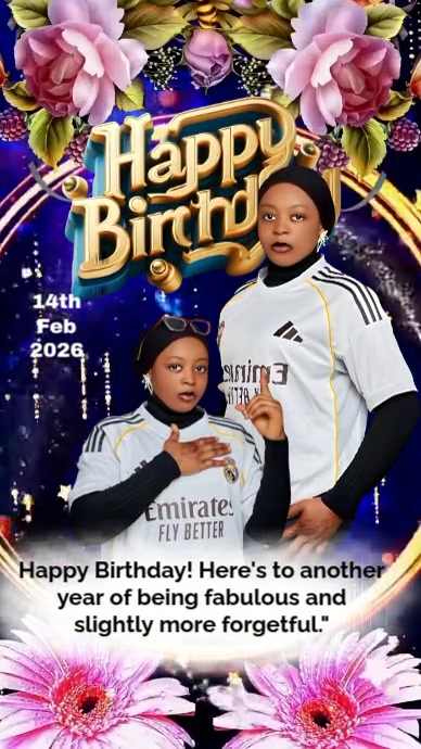 Birthday Celebration Instagram Reel Video Template | PosterMyWall