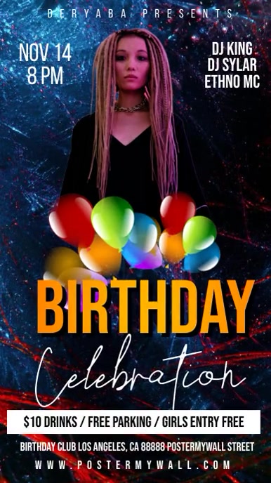 Birthday celebration Instagram Template | PosterMyWall