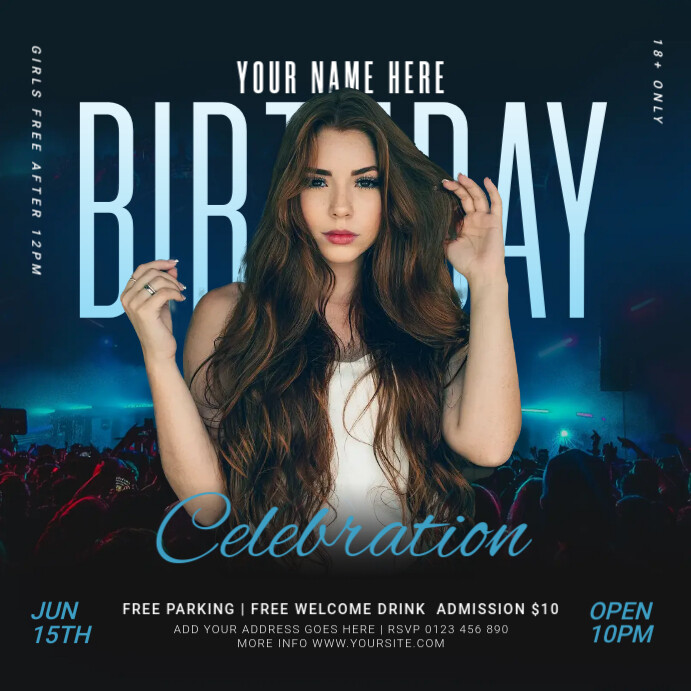 Birthday Celebration Instagram Template | PosterMyWall