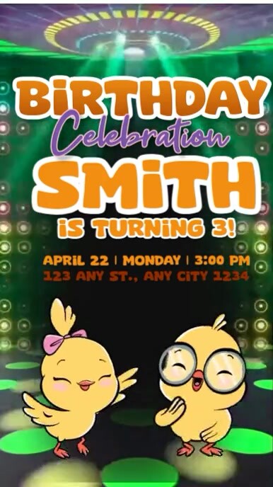 Modèle Birthday Celebration Layout | PosterMyWall