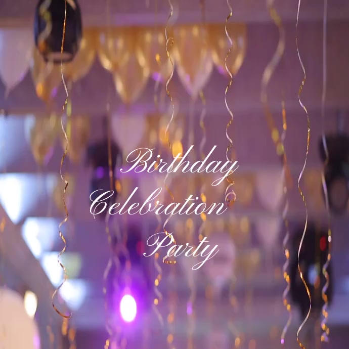 Birthday celebration party Instagram post Template | PosterMyWall