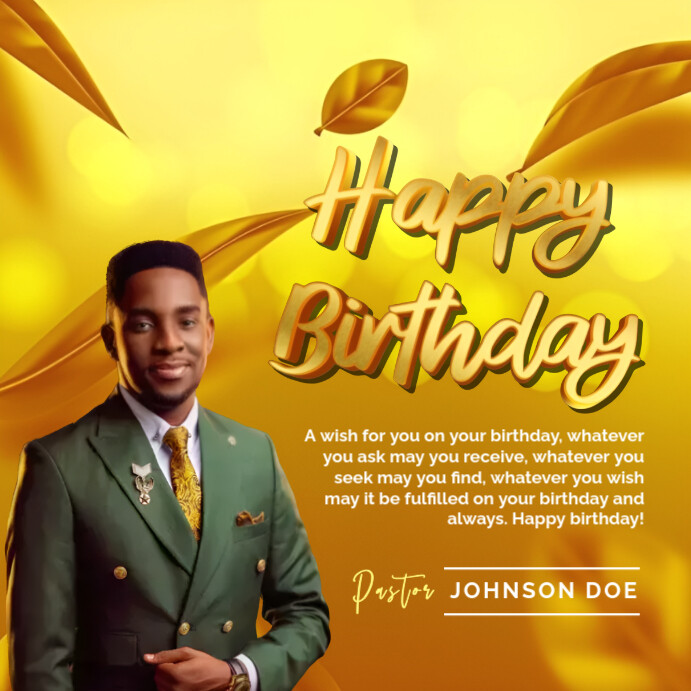Birthday Celebration Post Template | PosterMyWall