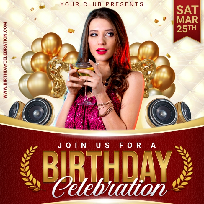 Birthday Celebration Post Template | PosterMyWall