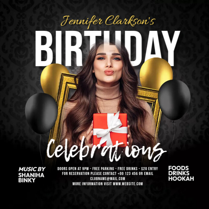 Copy of Birthday Celebration Poster | PosterMyWall