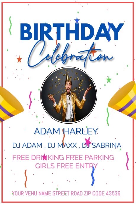 Birthday Celebration Template | PosterMyWall