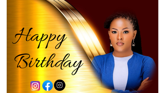 Birthday Celebration YouTube Thumbnail Template | PosterMyWall